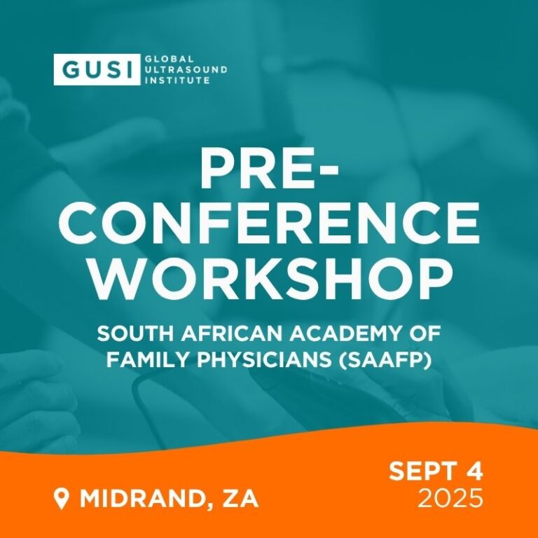Pre-Conference POCUS Workshop - Global Ultrasound Institute