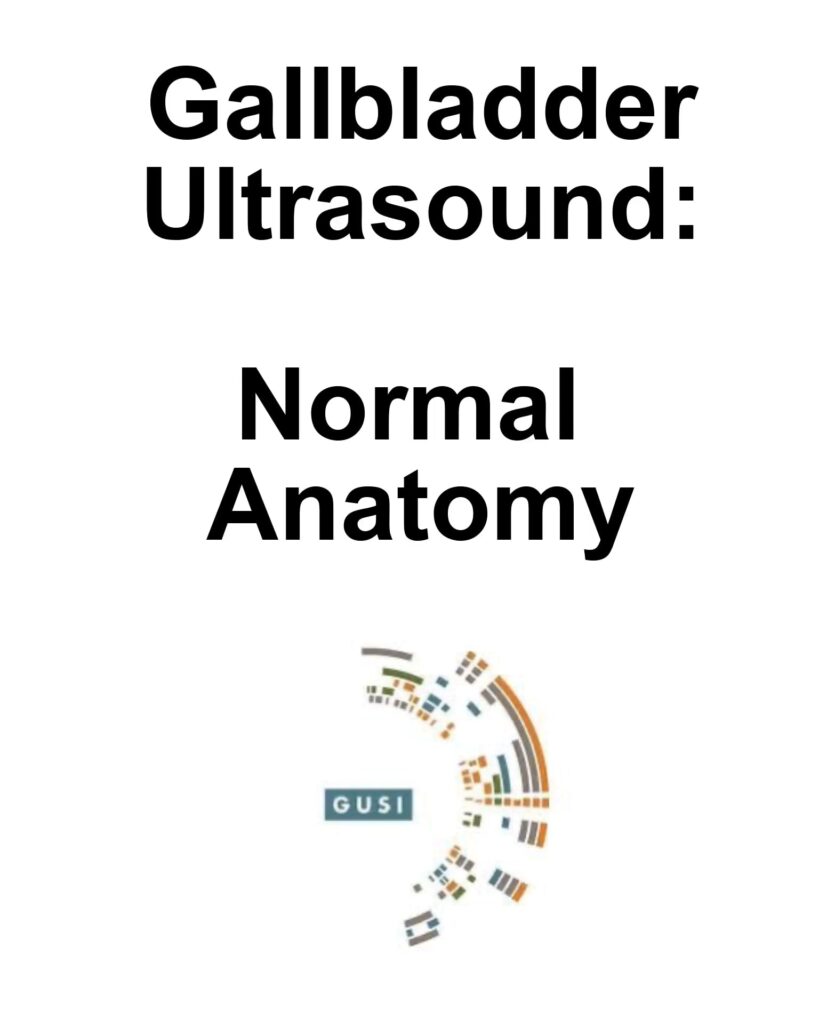 GallBladder Anatomy - Video - Global Ultrasound Institute